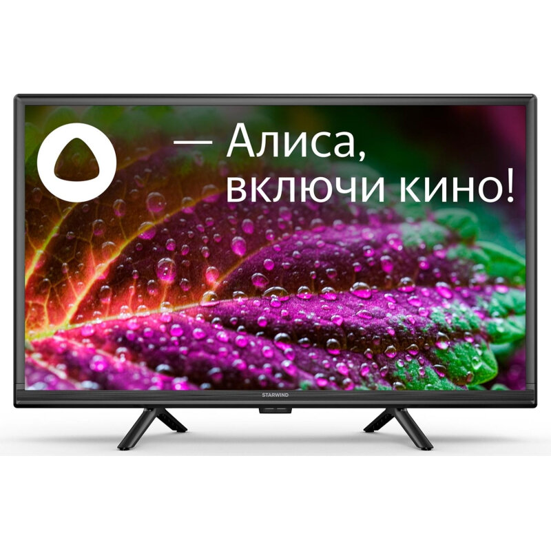 Телевизор Starwind SW-LED24SG304 Smart Яндекс. ТВ Slim черный