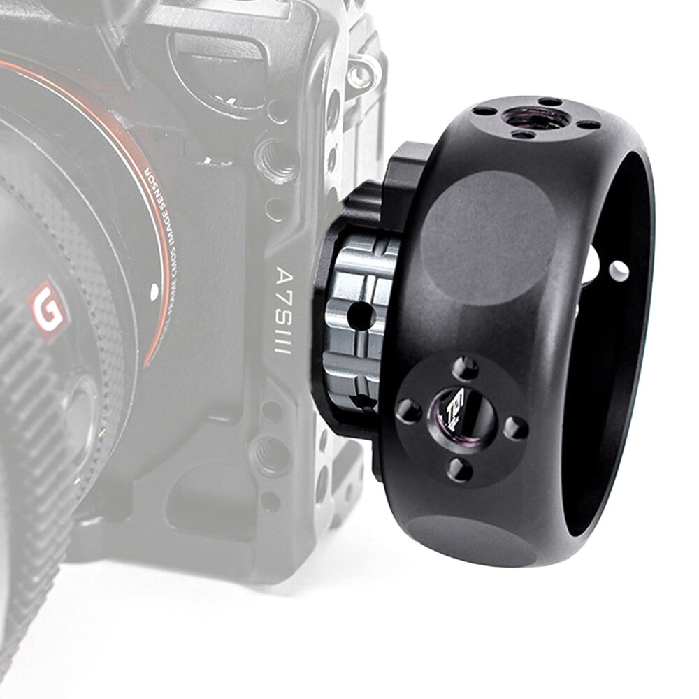 Spheroidal Camera Cage Handle Left/ Right Side Hand Grip Aluminum Alloy with ARRI Locating Video Accessories