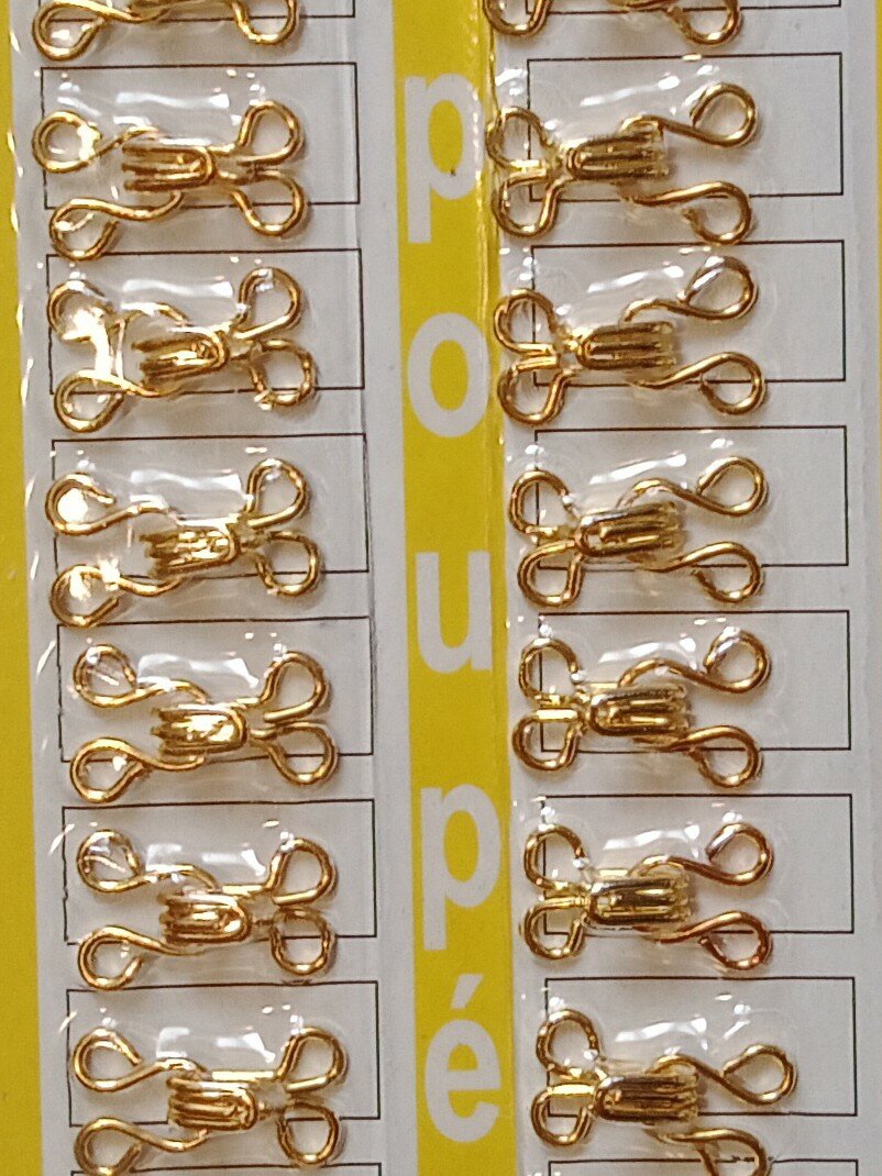 Набор крючков для одежды, плательные, металл, 1.8 см, 12шт, размер 3