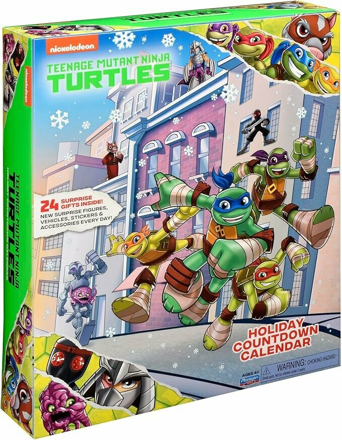 Черепашки-ниндзя / Teenage Mutant Ninja Turtles Праздничный календарь-сюрприз с фигурками
