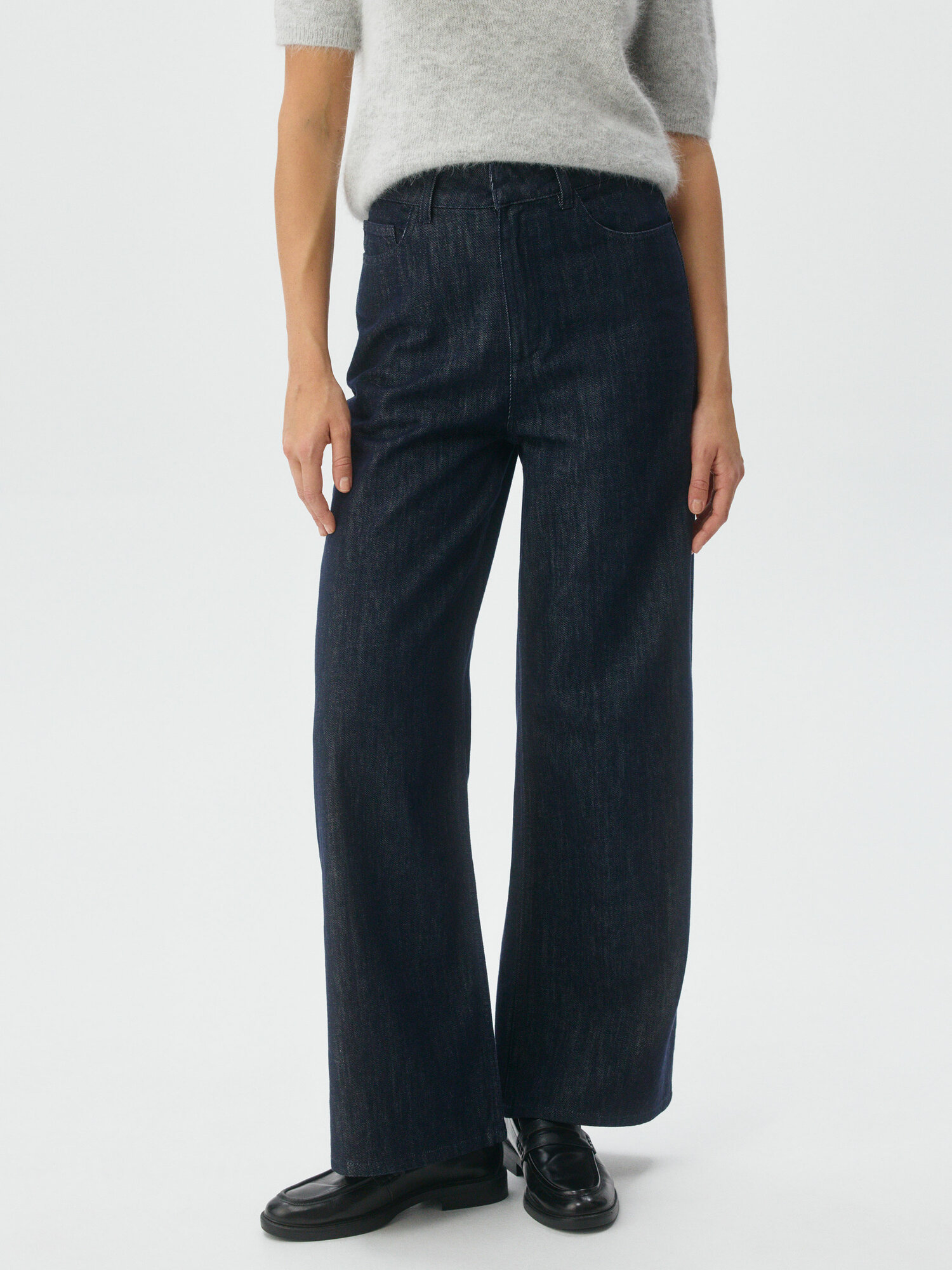 Джинсы клеш 