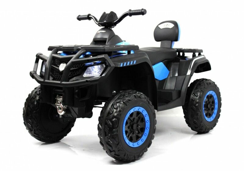 Другие электромобили Rivertoys Детский электроквадроцикл T001TT 4WD синий