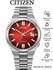 Наручные часы CITIZEN Automatic, красный, бордовый, серебряный