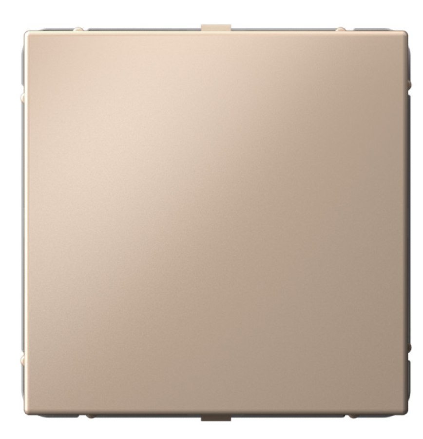 Заглушка для розеток Systeme Electric / Систем Электрик ArtGallery квадратной формы с суппортом для многопостовых рамок, из ABS пластика, песочный, IP20, 71х71х21мм / электрика