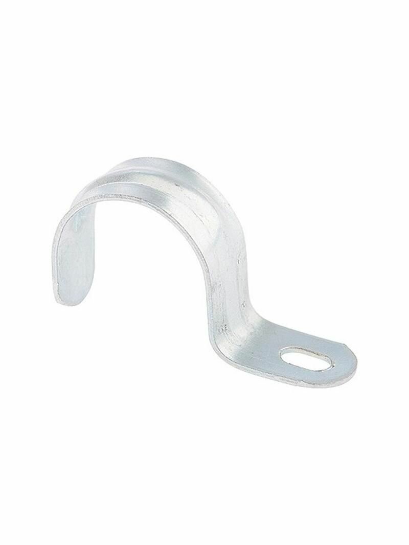 Скоба металлическая однолапковая, 16 мм, 100 шт Сибртех 48179