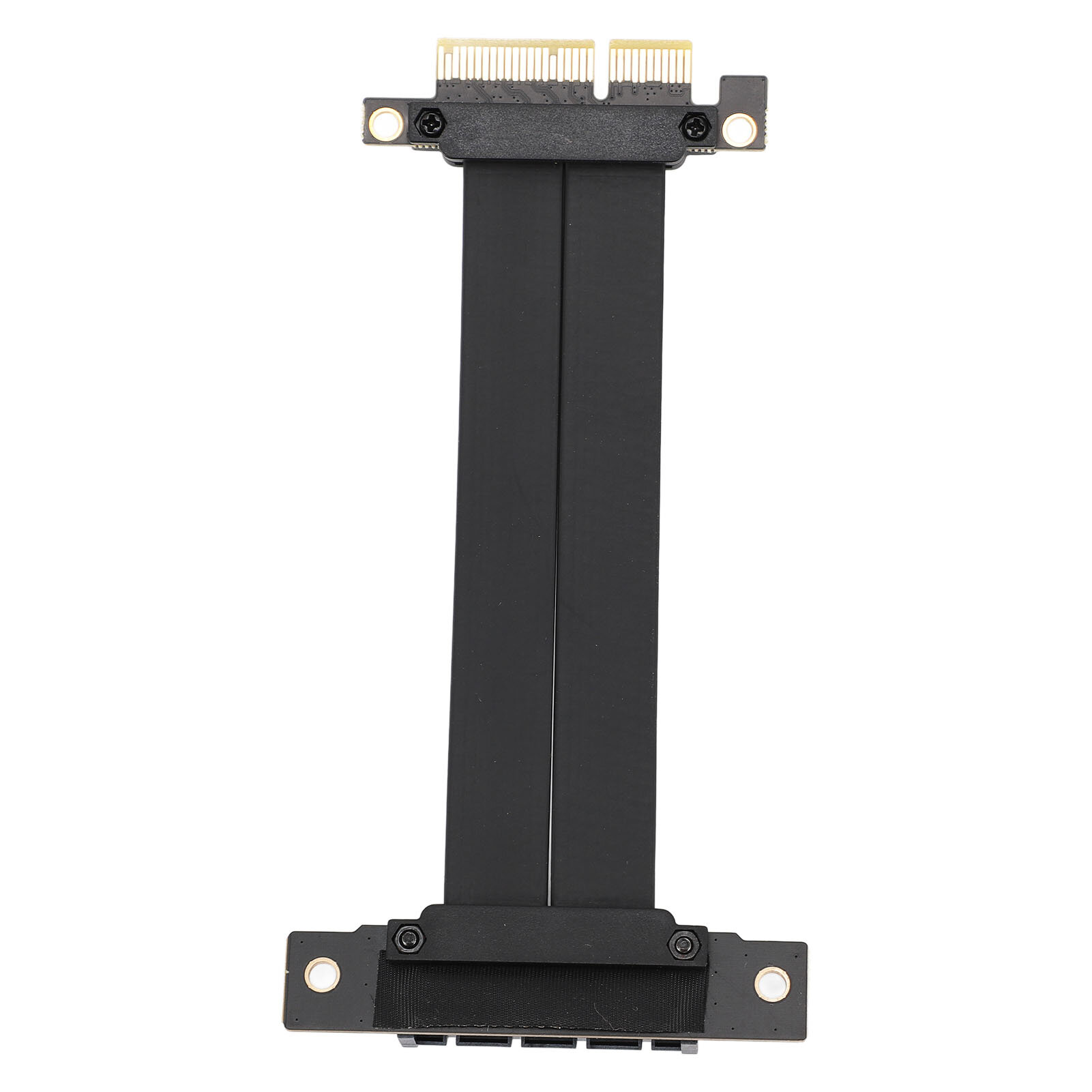 Удлинительный кабель PCIE 4.0 16 Гбит/с 180° Male 90° Female 64PIN Медный проводник PCIE 4.0 X4 Удлинительный шнур 30 см / 11,81 дюйма