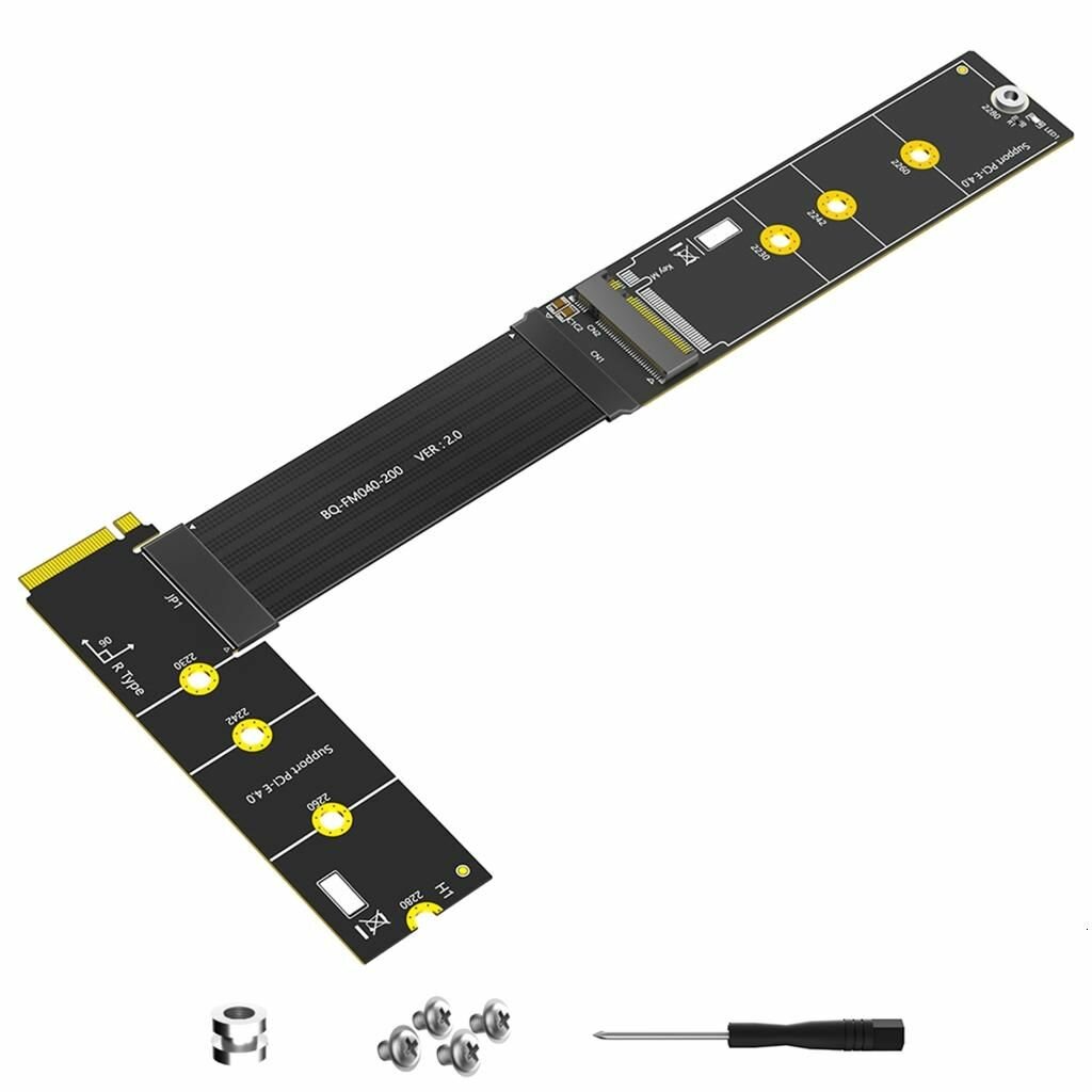 Удлинительный кабель NVME SSD 30 см -Поверните направо на R
