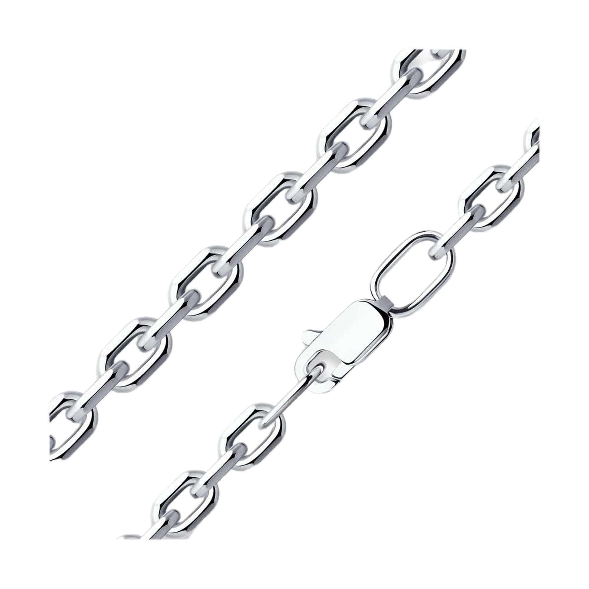 Цепь серебро, 925 проба, родирование