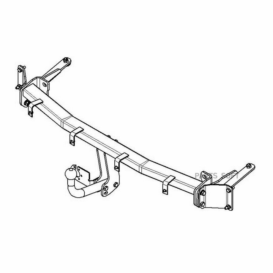 Фаркоп от официального дистрибьютора, AVTOS, артикул VW21