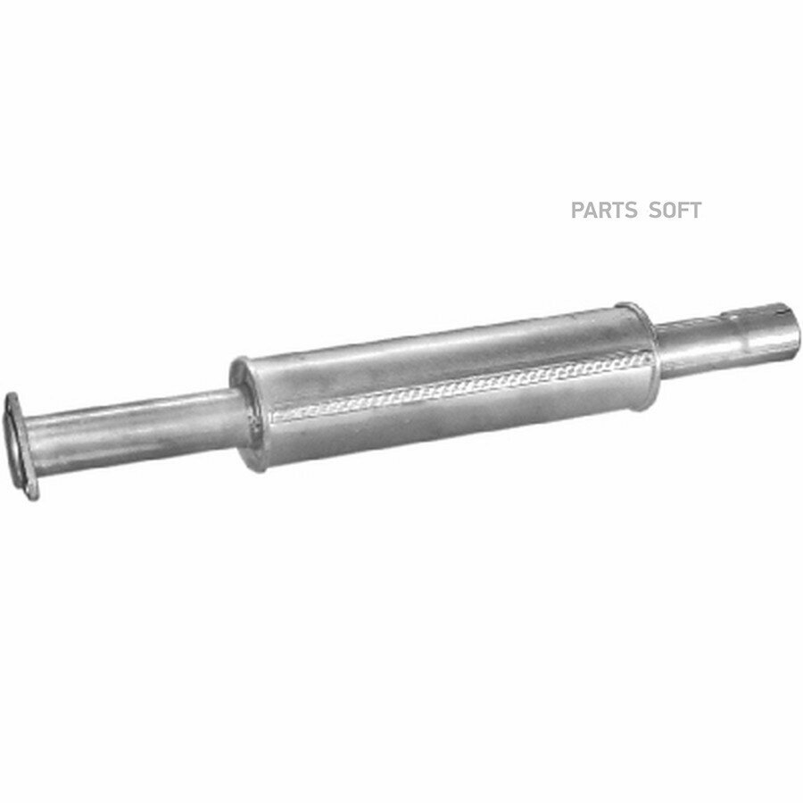 Глушитель сред. часть Audi 100/200 84-91 2.2-2.3 (П от официального дистрибьютора, EDEX, артикул 0185