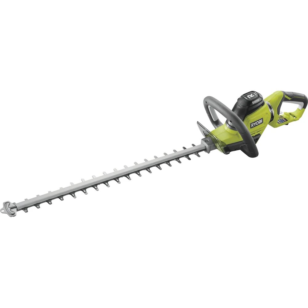 Электрический кусторез Ryobi RHT5655RS 5133003643, легко, с поворотной рукояткой, двусторонним ножом, щеточным
