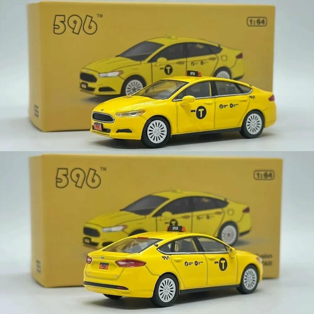 596 Model 1:64 Ford Fusion New York City TAXI Коллекционная машинка