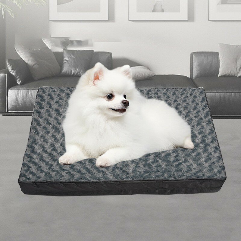 Взрывной собачий питомник Amazon собачий коврик розовая бархатная клетка для собак серый_32.5kg л (91X69X7,5 см)