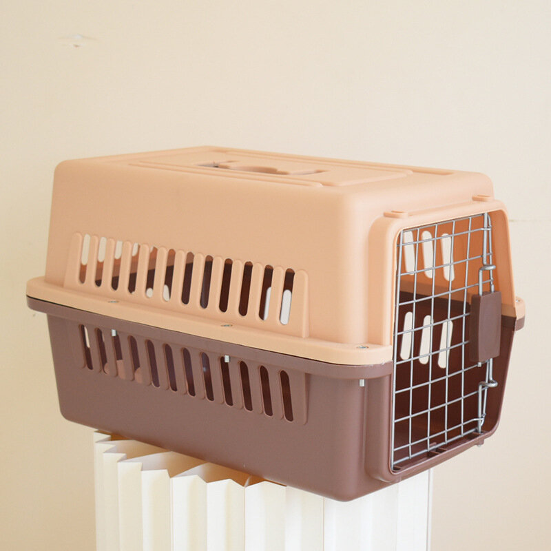 Коробка для перевозки домашних животных, автомобильная клетка для кошек, бытовая дышащая коробка для перевозки собак и