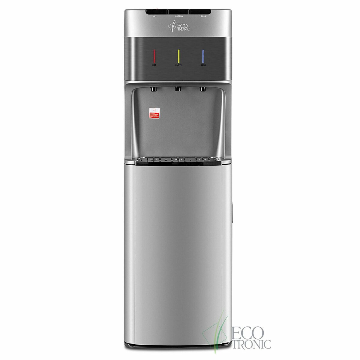 Кулер для воды Ecotronic M30-LXE, напольный, нижняя загрузка, нагрев/охлаждение, 3 крана, серый (7270)
