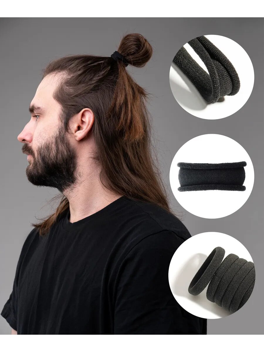 Резинки для волос 22 шт PLOOM — без швов, мягкие, не рвутся