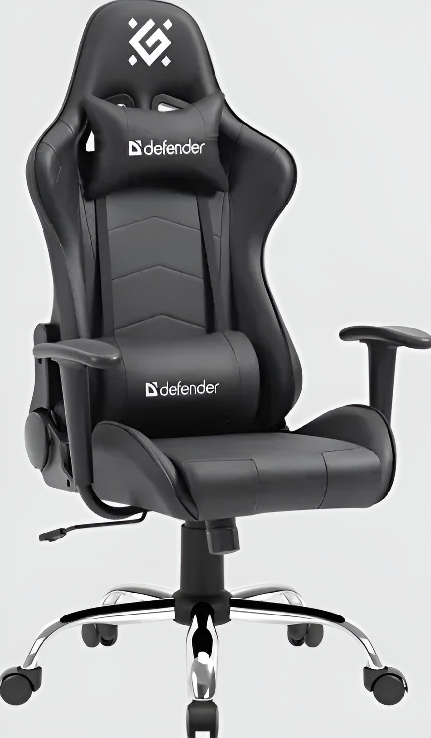 Кресло игровое Defender AZGARD Black 64558, экокожа, 160 кг, металл