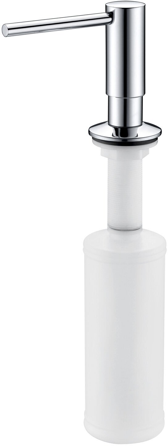 Дозатор для жидкого мыла WasserKRAFT K-1299, встраиваемый, механический, цвет хром