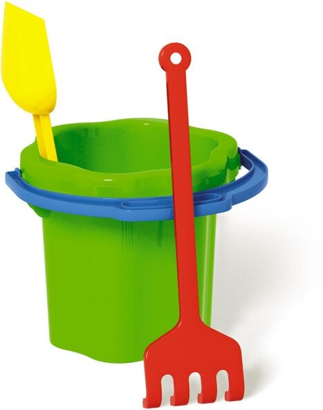 Ведро-цветок №102 0,3 л, грабли, совок Stellar 01802