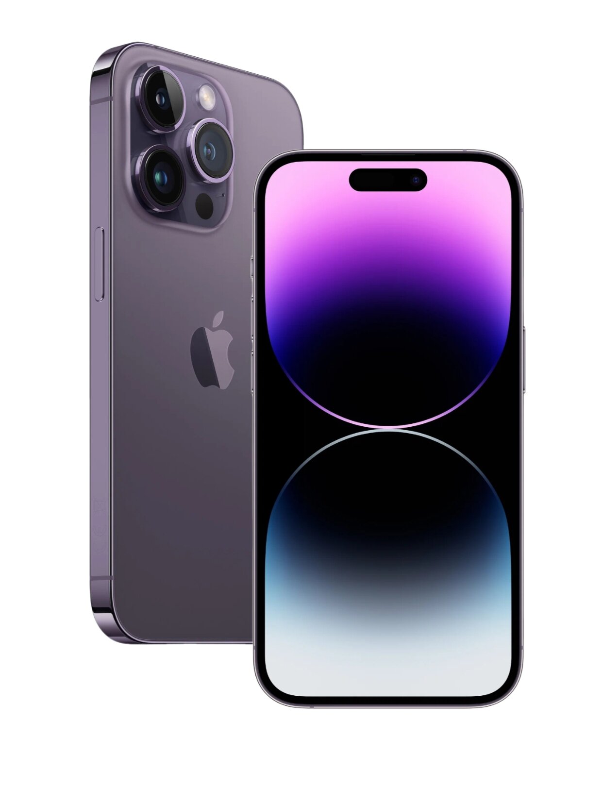Смартфон Apple iPhone14 Pro max 512ГБ, OLED экран, камера 48MP, NFC, nano SIM+eSIM, глубокий фиолетовый