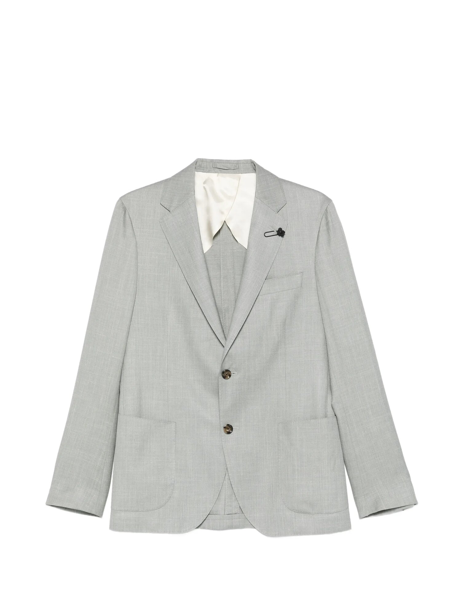 Куртка Lardini Button wool jacket, размер 52, green