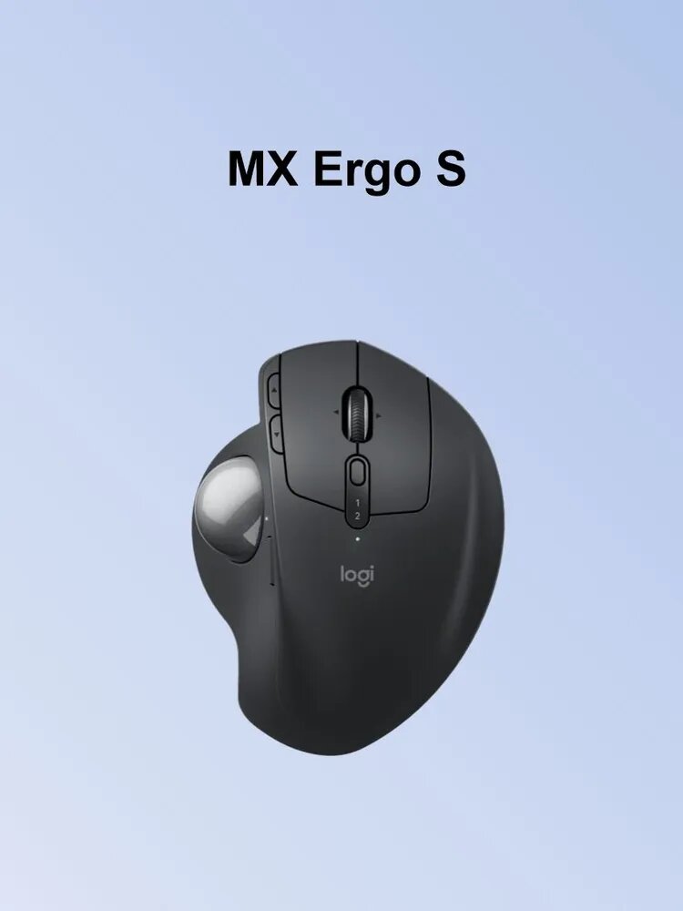 Logitech Мышь беспроводная MX Ergo S, темно-серый