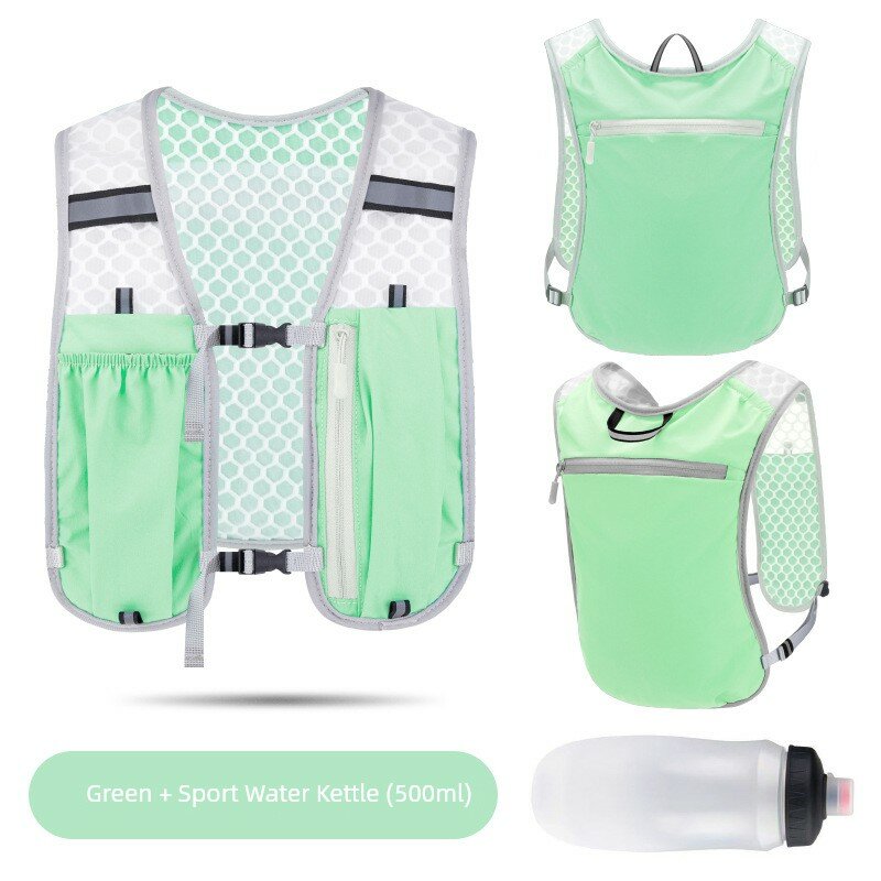 Спортивная сумка-жилет для походов, легкий рюкзак для бега, походов и велоспорта с отделением для бутылки с водой и
