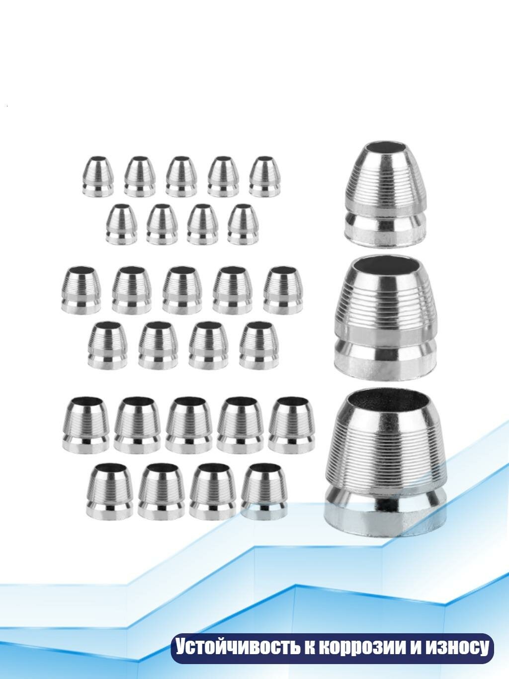 Набор круглых клиньев для топоров (30 шт.)