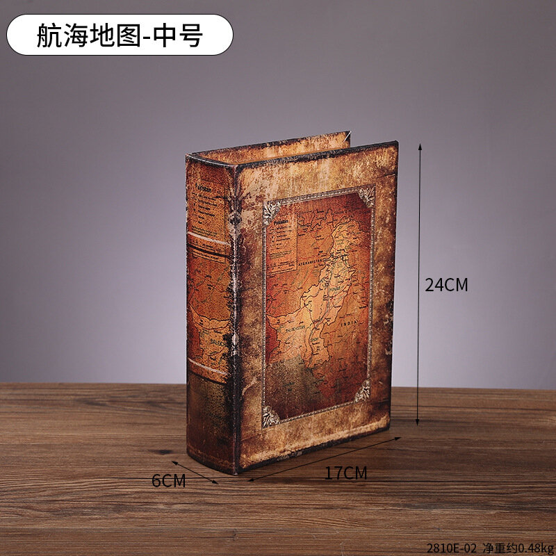 Имитация книги, модель книги для декора в кабинете, офисе, книжной полке, винтажная декоративная книга, реквизит для фотографии, ремесленная демонстрация