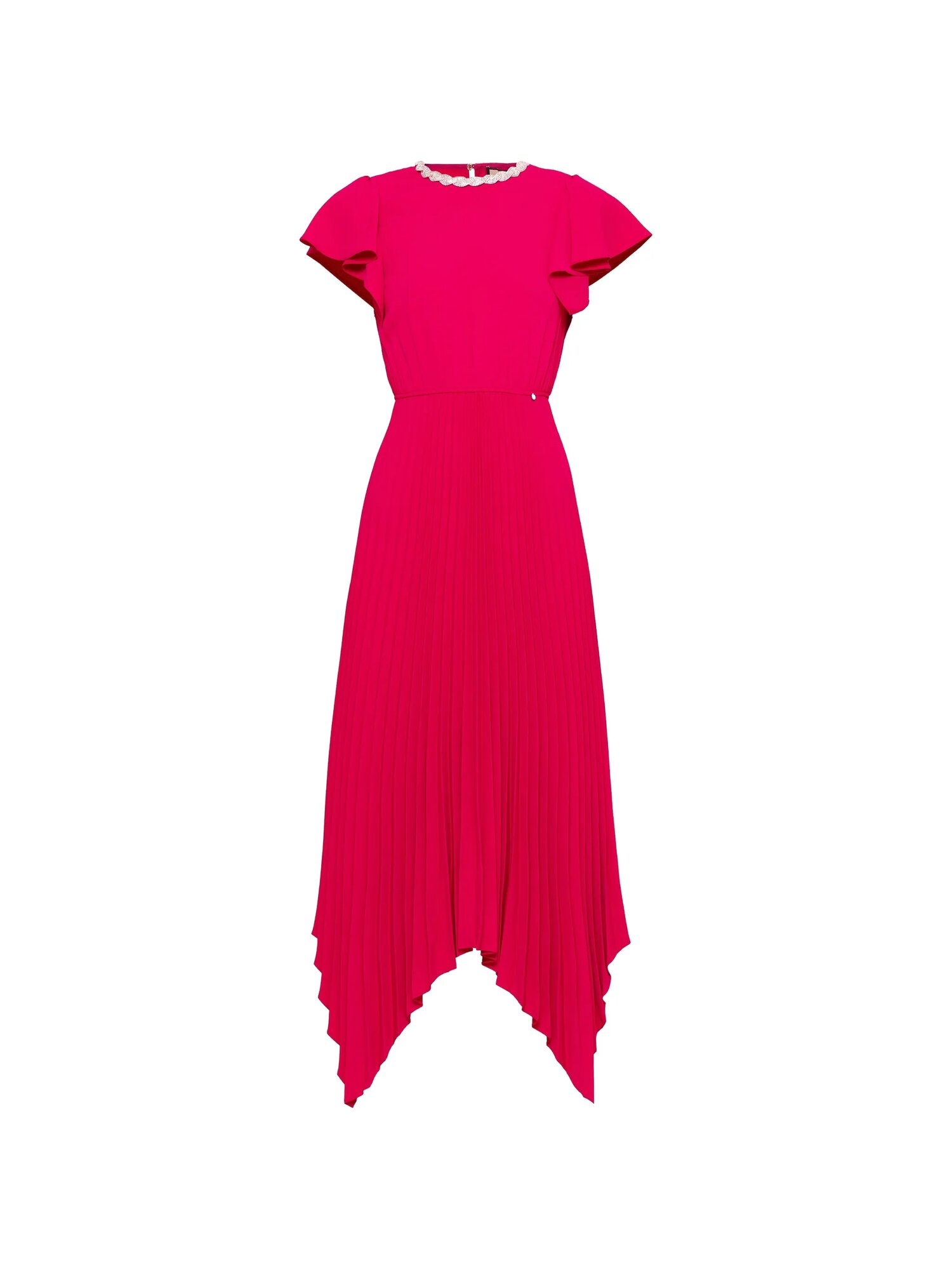 Платье Crystal-embellished pleated midi dress