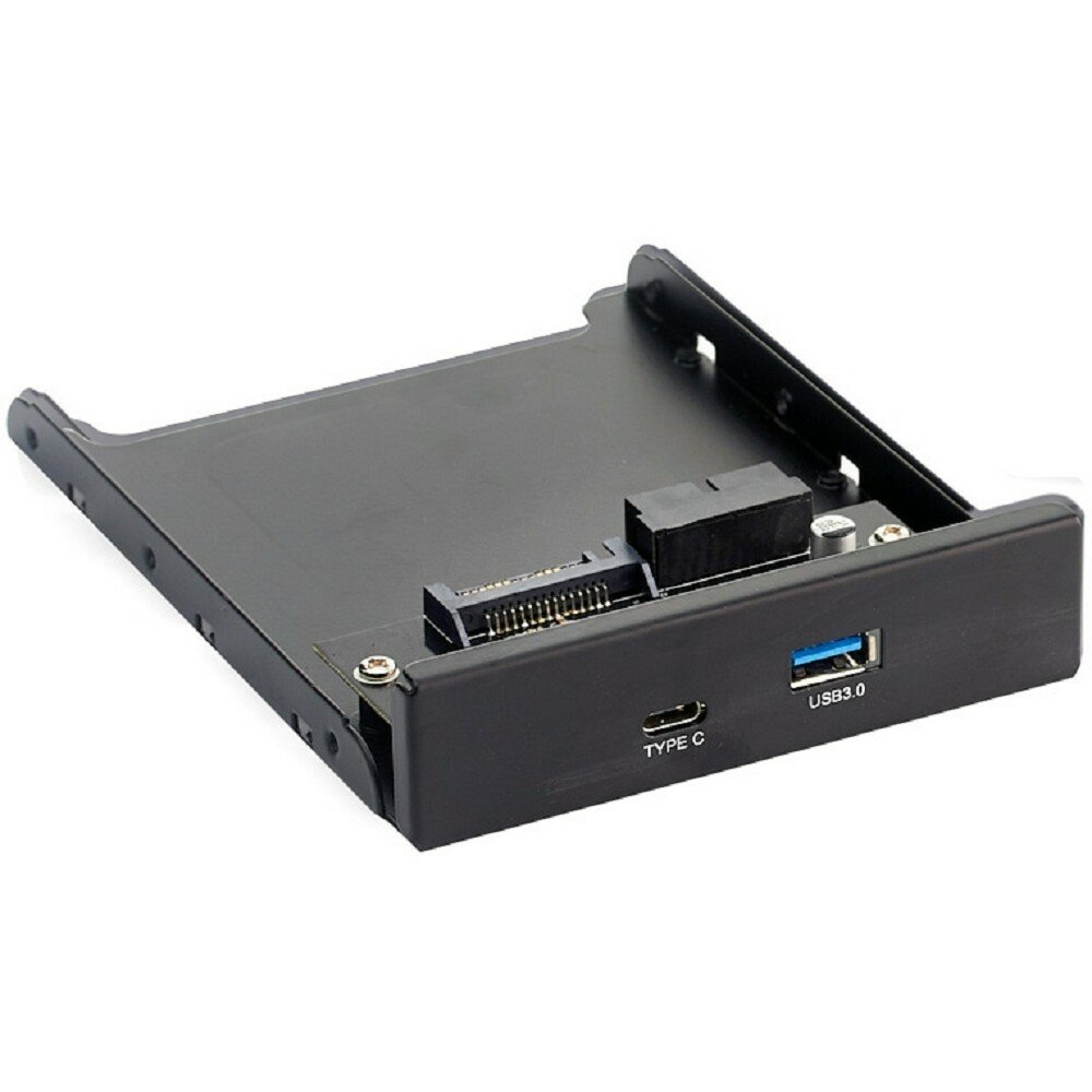 EXEGATE Планка USB на переднюю панель EX280447RUS, U3H-617, черный