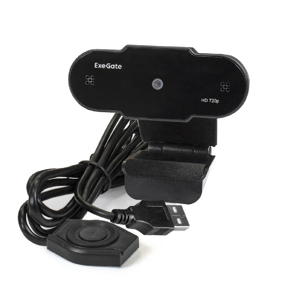 Веб-камера ExeGate с микрофоном 1280 x 720 EX287386RUS 1.3 Мп