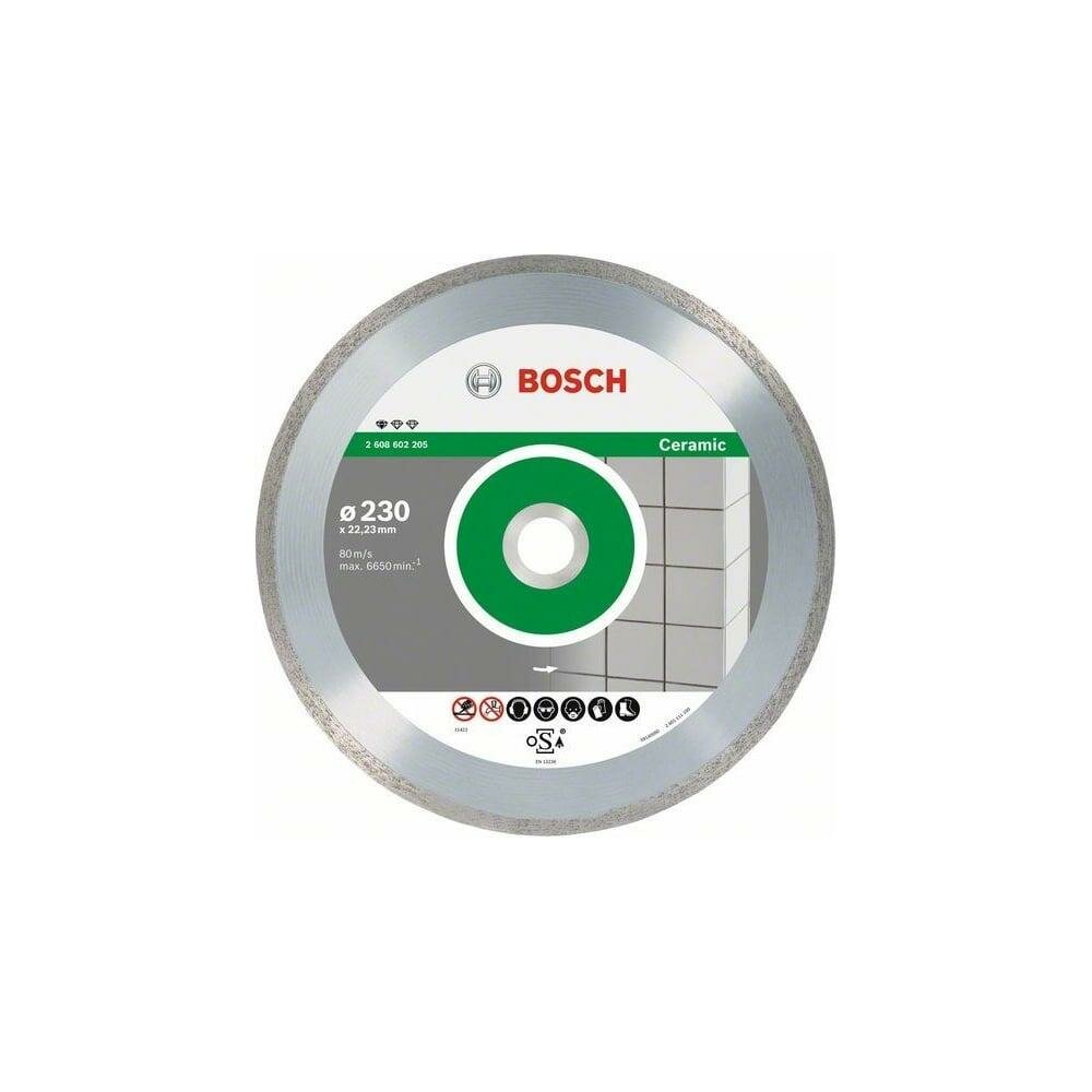 Алмазный диск Standard for Ceramic (230х22.2 мм; 10 шт.) Bosch 2608603234