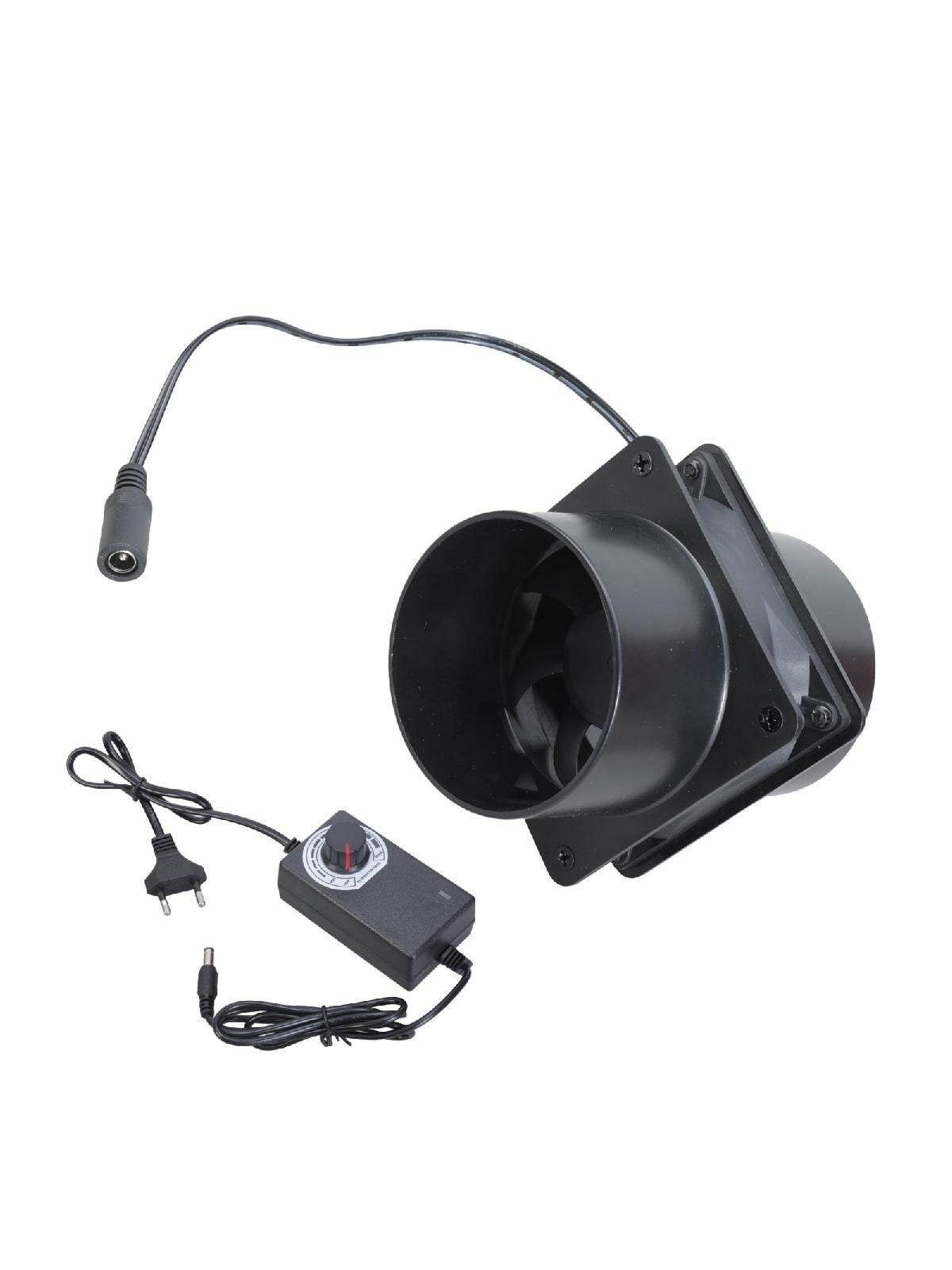 Канальный вентилятор европейского стандарта 8 см с 2 воздуховодами Обычная воздуходувка 12V