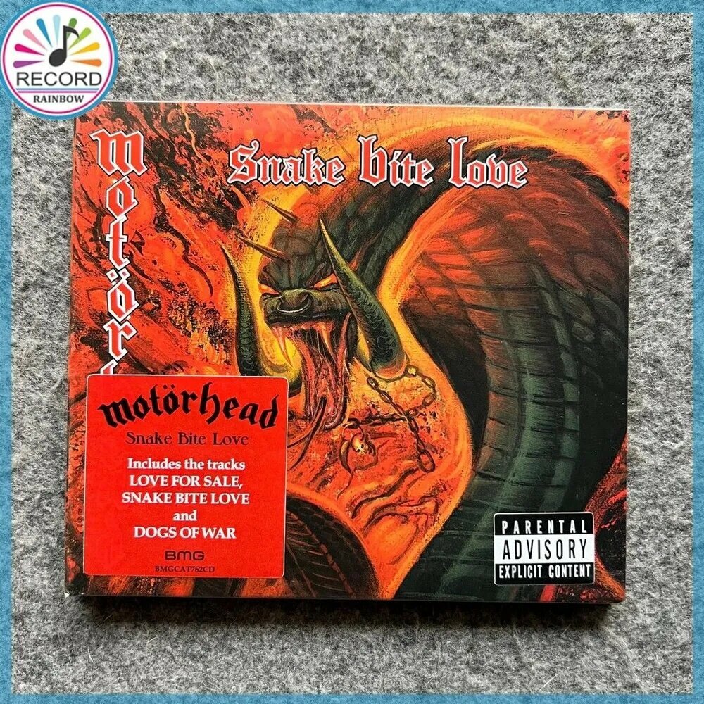 CD Motorhead Snake Bite Love Orleans CD 1Z05611 запечатанный совершенно новый альбом