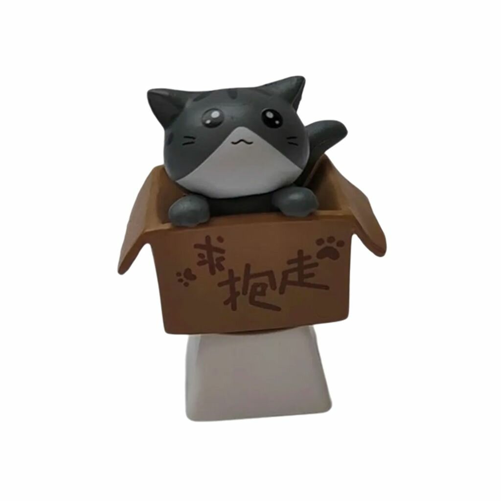 Просьба забрать кошачью ключницу cat keycap-седоголовый кот