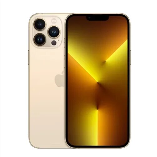 IPhone 13 Pro Max 128 ГБ/256 ГБ ПЗУ A15 IOS Face ID NFC оригинальный разблокированный мобильный телефон iphone 13 pro max5G оригинальный Only Phone, Золотой, 128ГБ, Gold, 128 ГБ