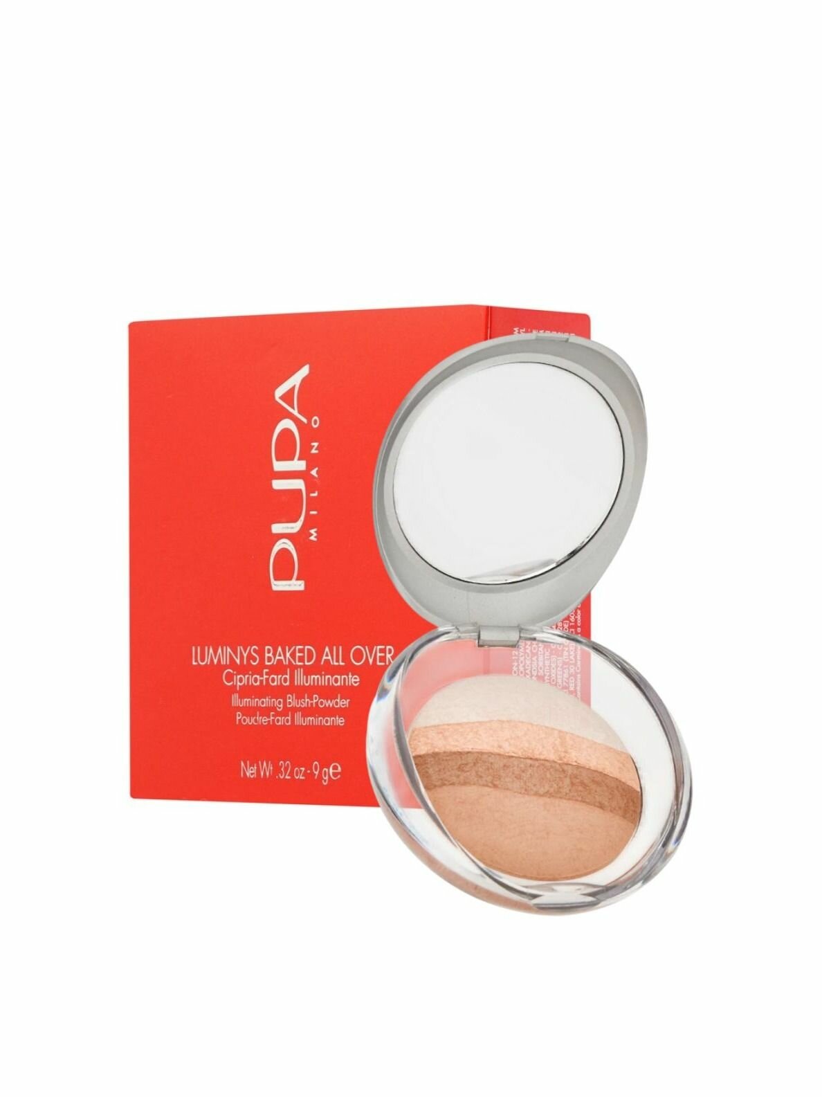 PUPA Пудра Румяна для лица универсальные 02 Luminys Baked All Over