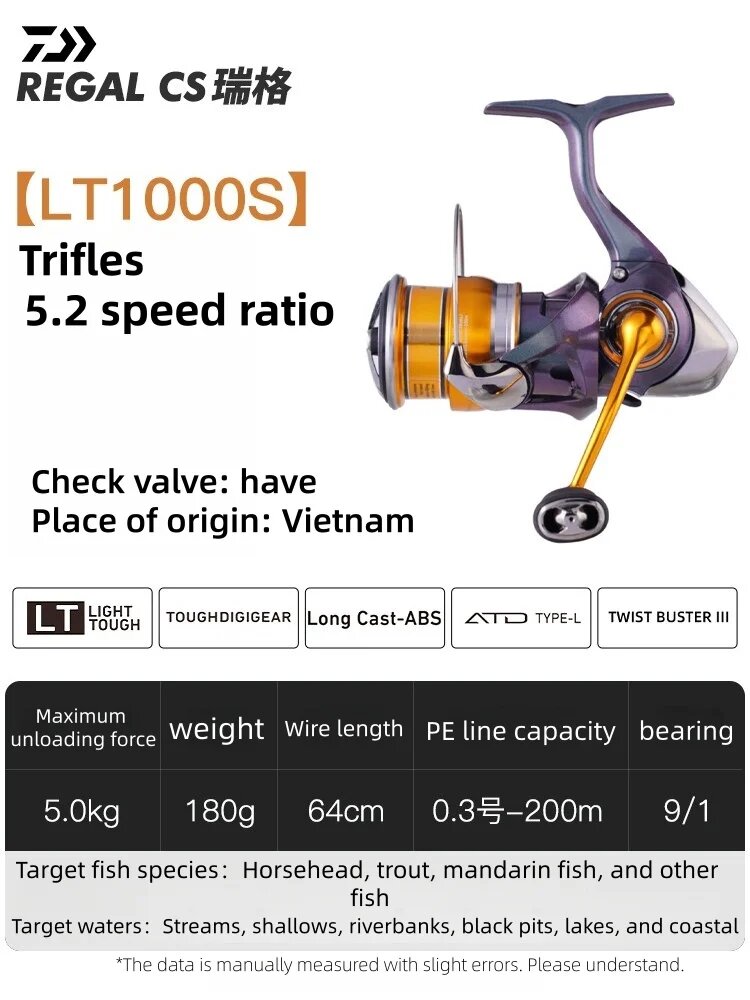 DAIWA REGAL CS LT катушка для рокфишинга 1000S