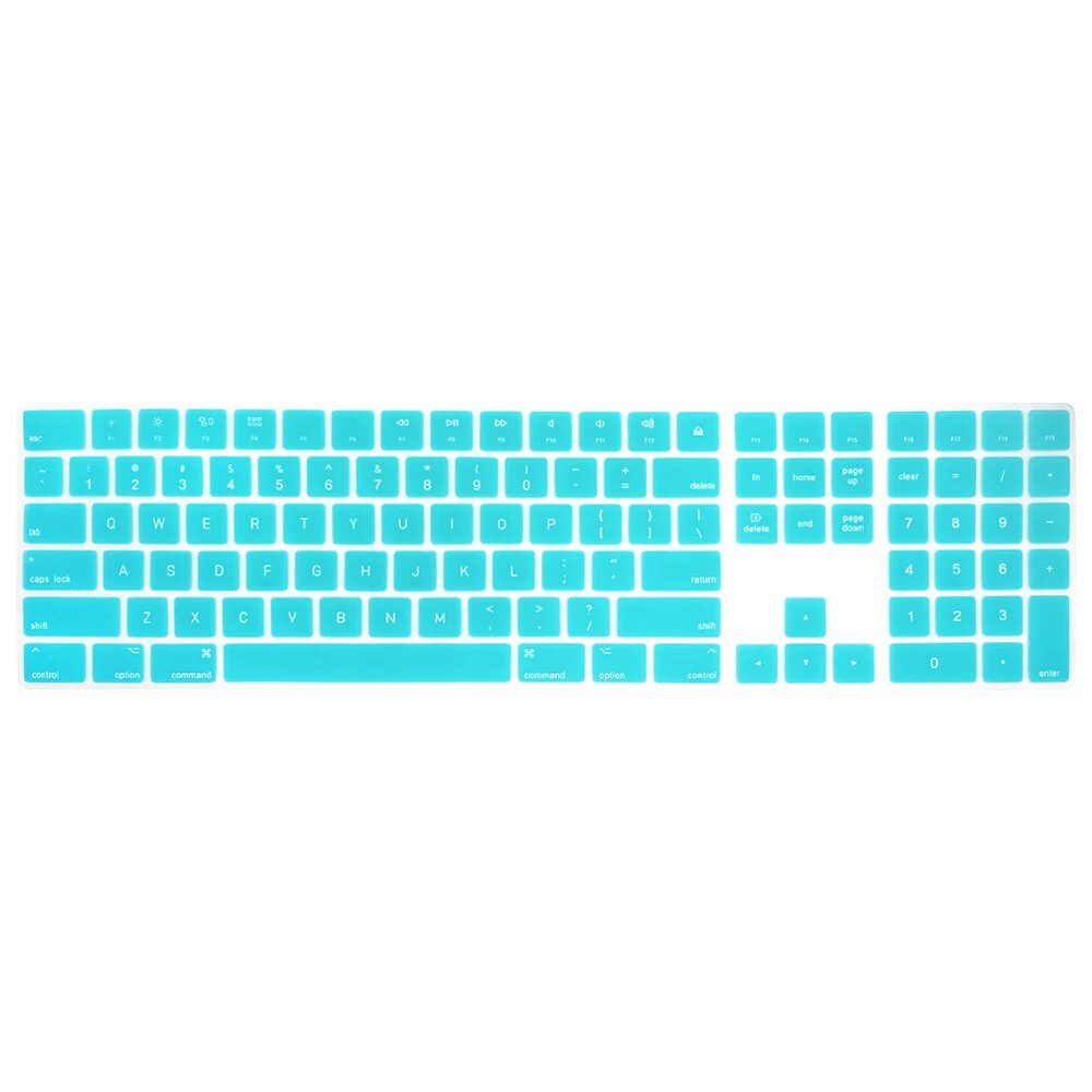 Силиконовая накладка на клавиатуру HRH для Apple Magic Keyboard с цифровой клавиатурой