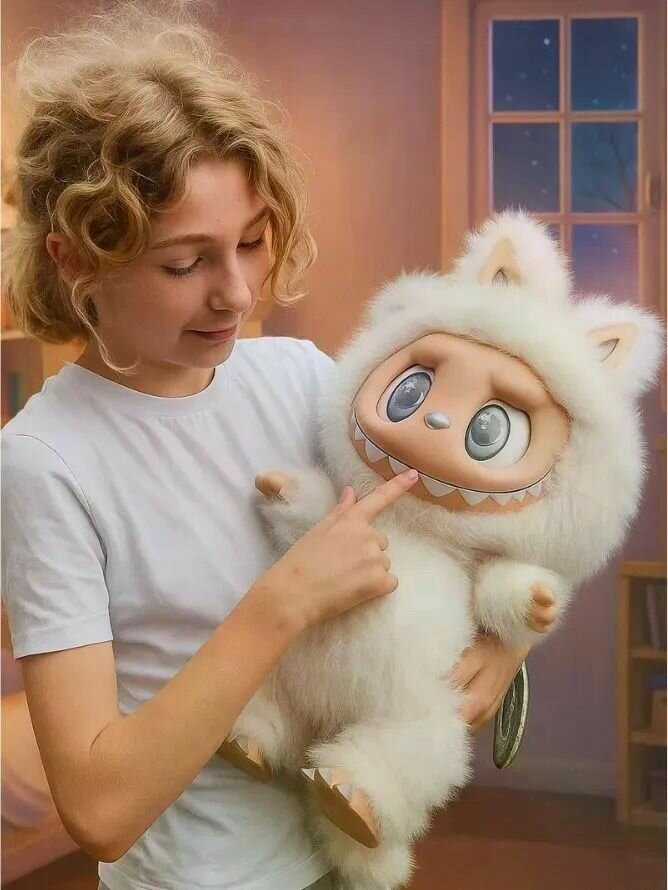 Коллекционная мягкая игрушка LABUBU ZIMOMO 60 см, эксклюзивная