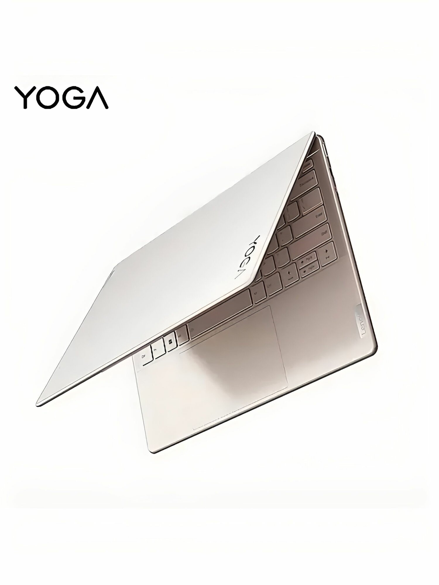 Ноутбук Lenovo Yoga Air 14s, Snapdragon X Elite X, 32GB, SSD 1TB, Сенсорный OLED 3K, Windows 11Pro, Белое золото, Ru/Eng