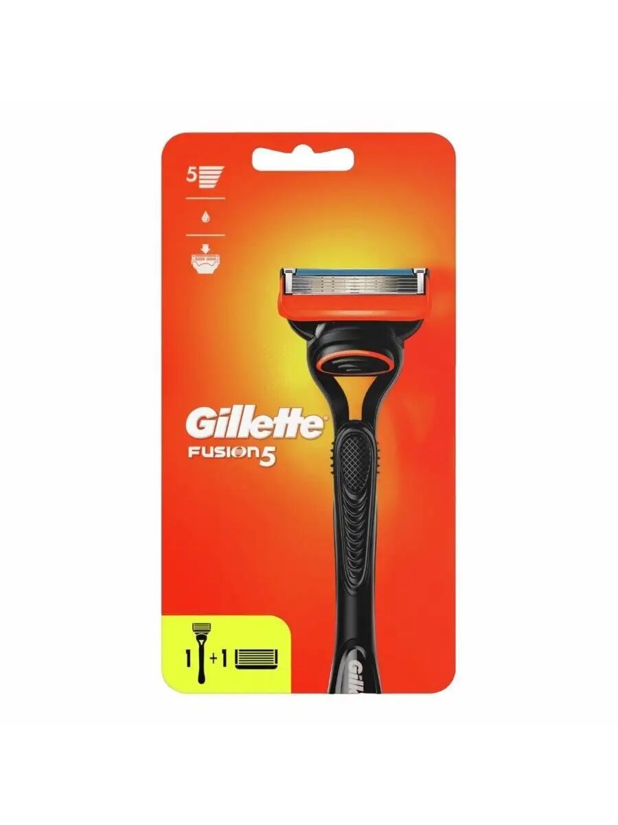 Бритвенный станок Gillette Fusion 5 со сменными кассетами