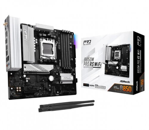 Материнская плата Asrock B850M PRO RS WIFI (AM5, mATX)