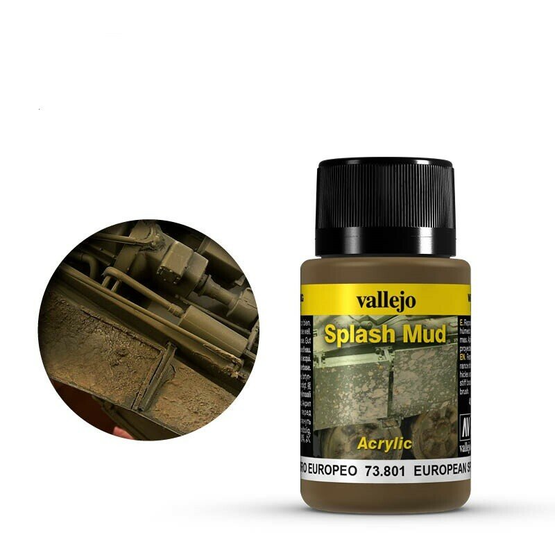 Аксессуар для Warhammer Vallejo Краска Vallejo Splash Mud: European 73.801 (40 мл)