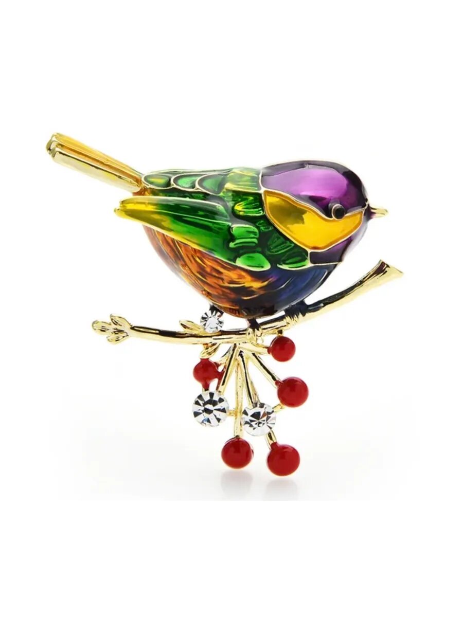 Брошь, стразы