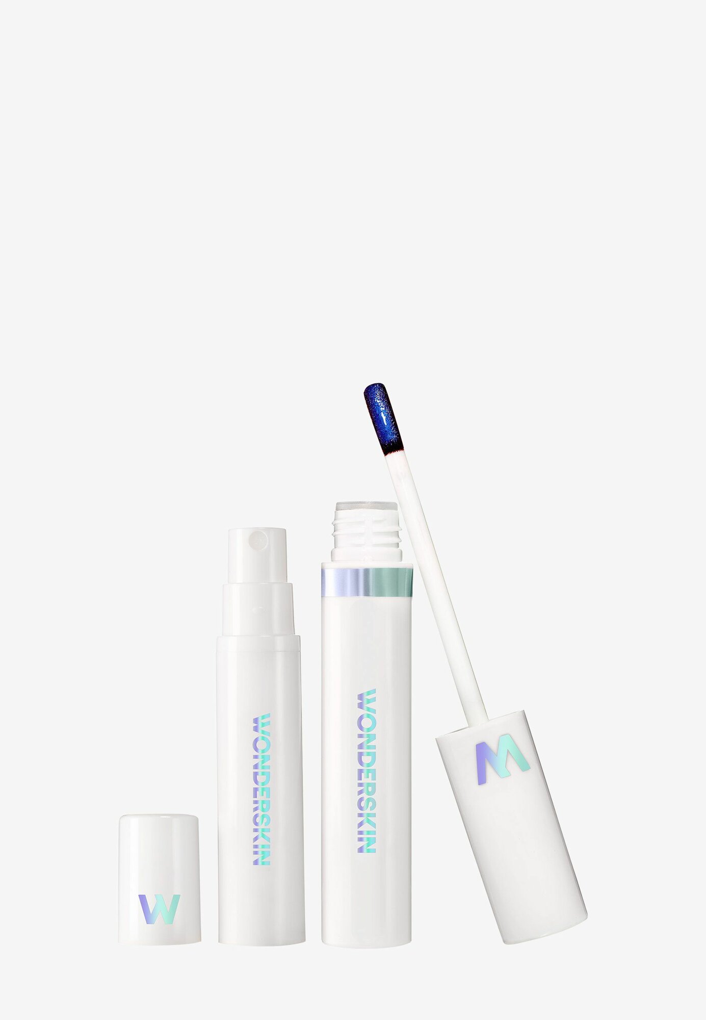 Набор WONDERSKIN "Wonder Blading Lip Stain Kit", помада-тинт, спрей для фиксации, оттенок Darling
