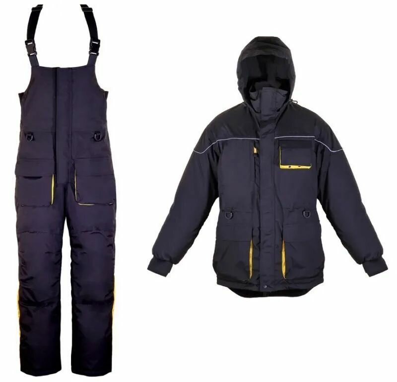 Костюм зимний NORD FISH, фирма Чайка, цвет Черный, размер 60-62