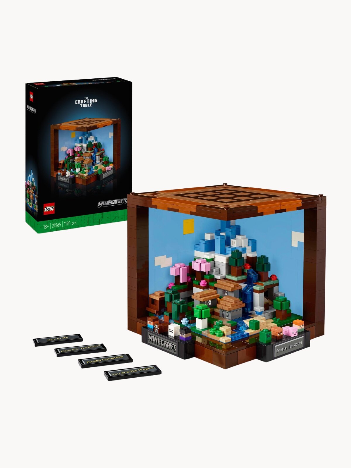 Конструктор LEGO Minecraft 21265 Верстак, коричневый, 1195 дет.