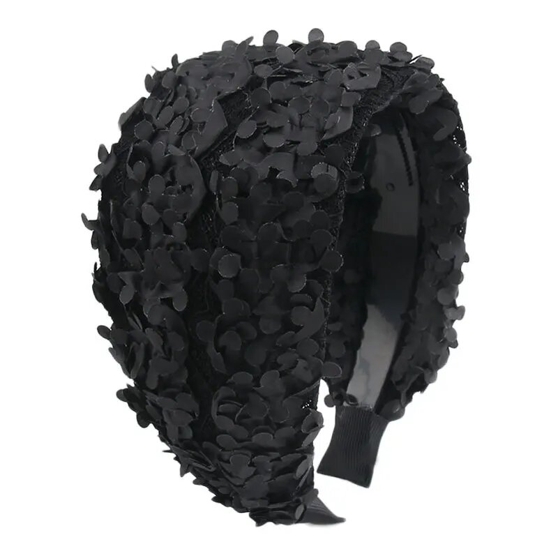 Женская повязка для волос из полиэстера Черный, Black